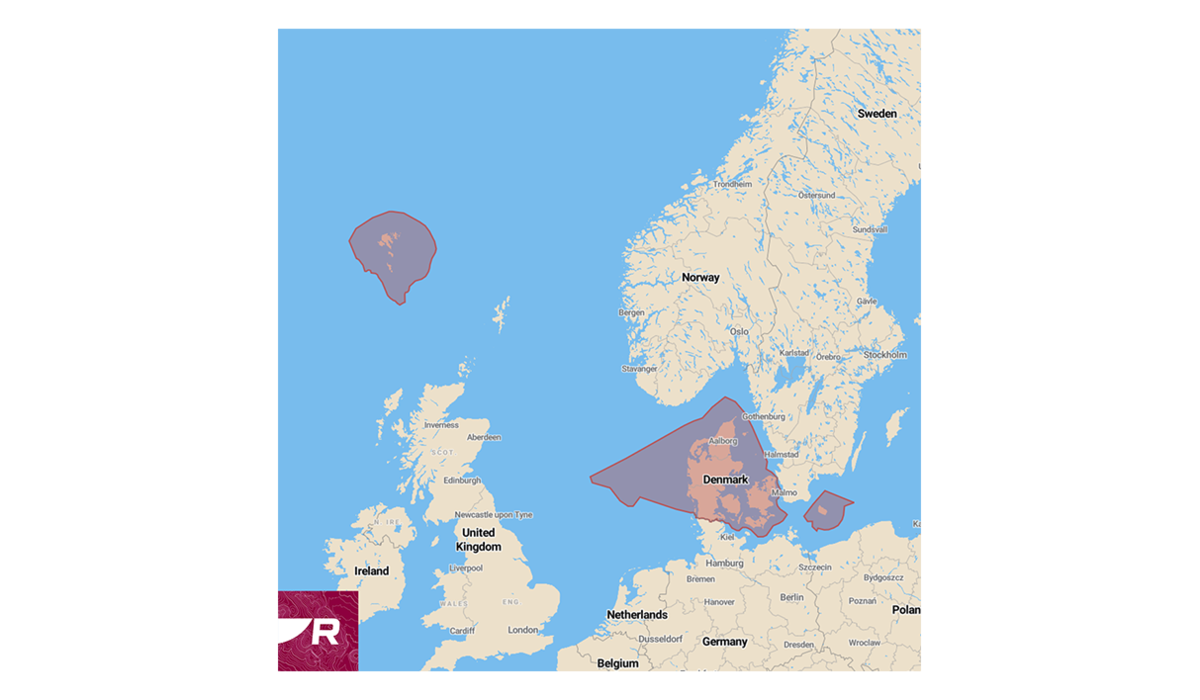 Denmark and Faroe Islands | LightHouse Charts | Raymarine