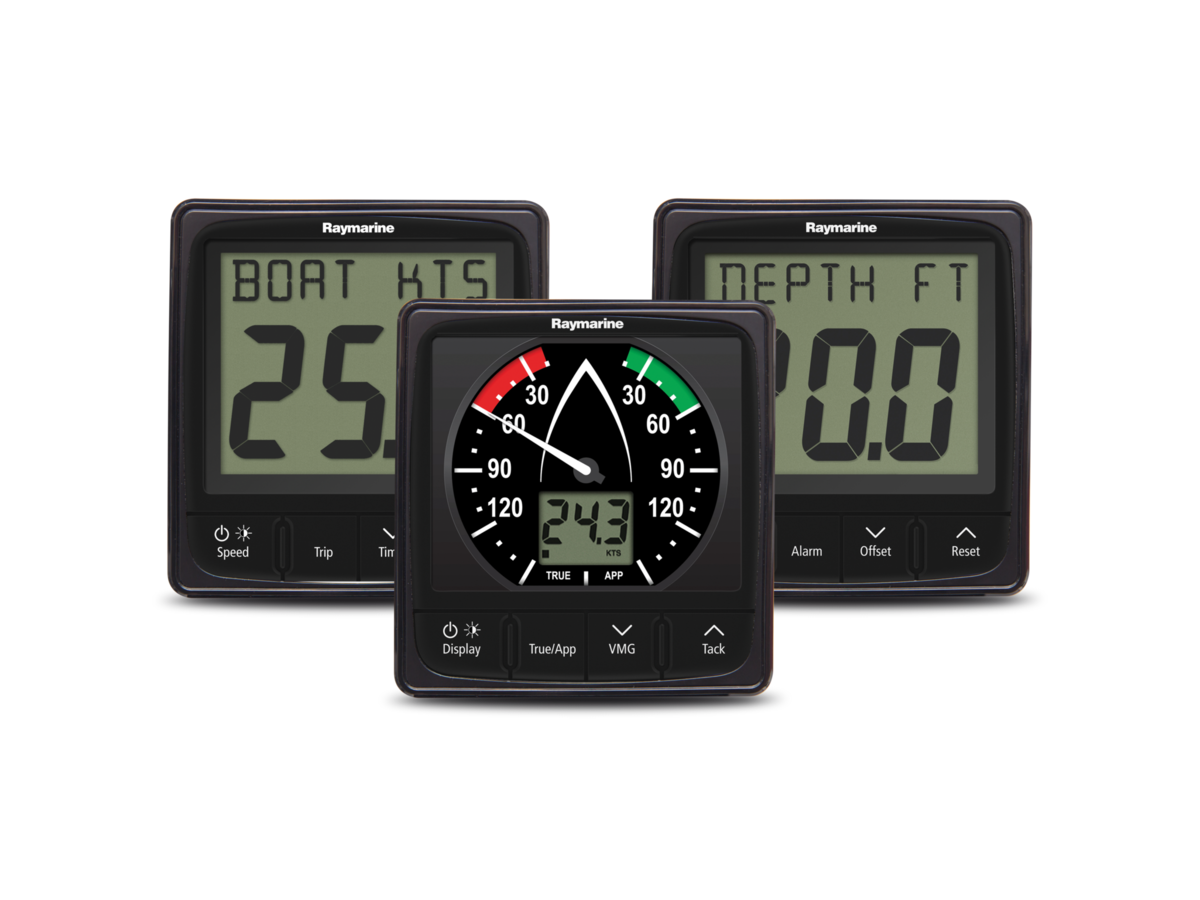 i50/i60 Wind, Speed, Depth Pack | Marine Instruments | Raymarine