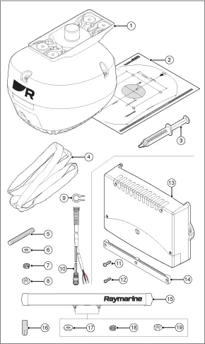 Magnum 12 kW | Marine Radar | Raymarine