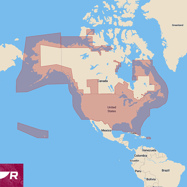North America | LightHouse Charts | Nautical Charts | Raymarine