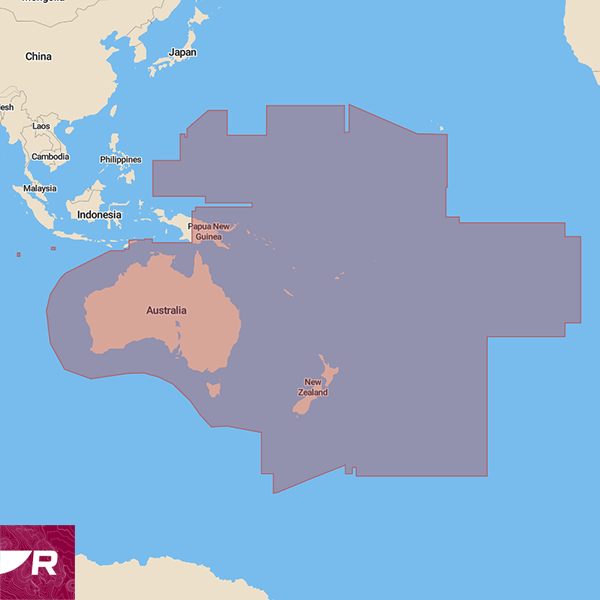 Australia and New Zealand | LightHouse Charts | Nautical Charts | Raymarine