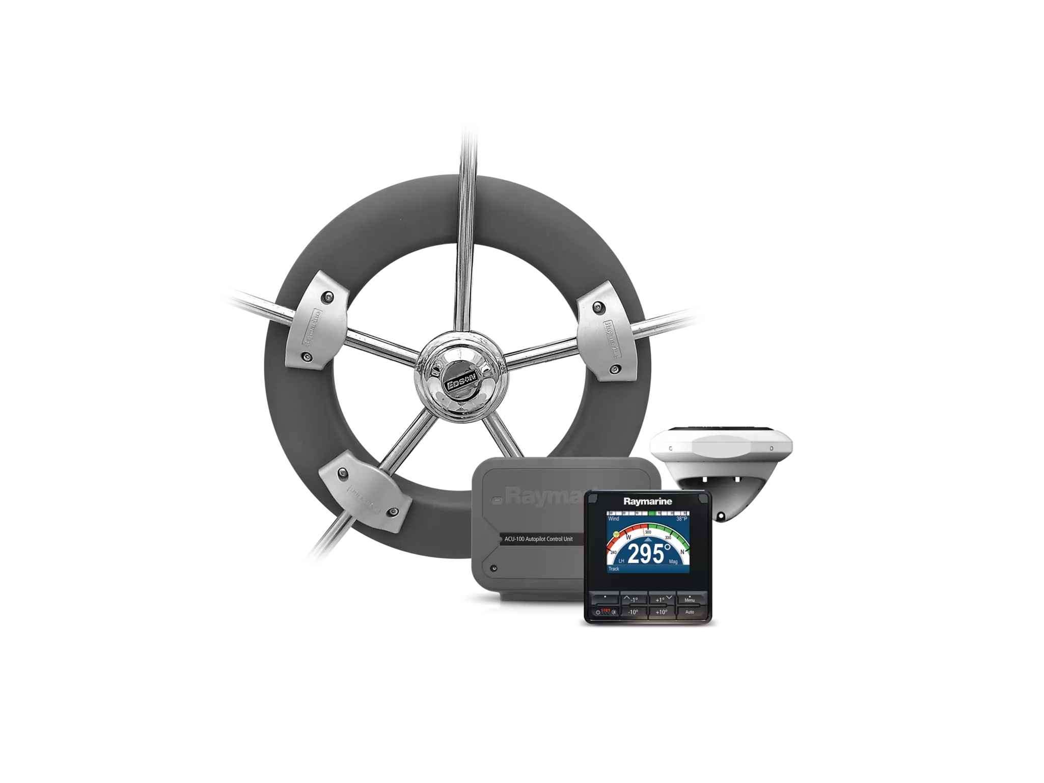 EV-100 Wheel Pilot | Boat Autopilots | Raymarine