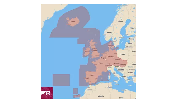 Western Europe | LightHouse Charts | Nautical Charts | Raymarine